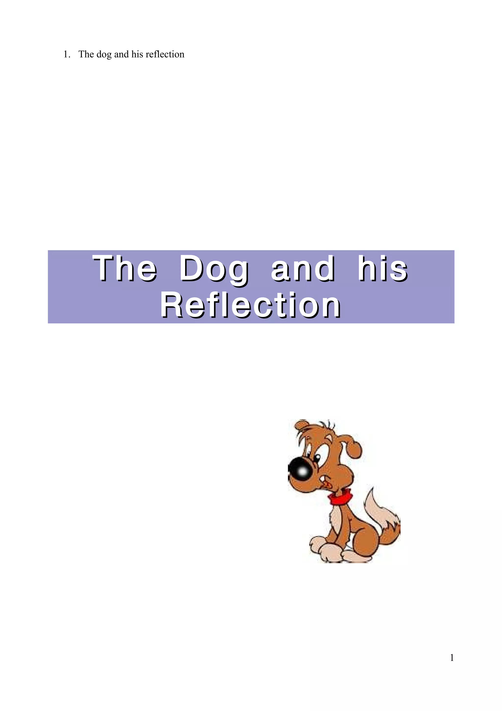 The dog and his reflection.odt