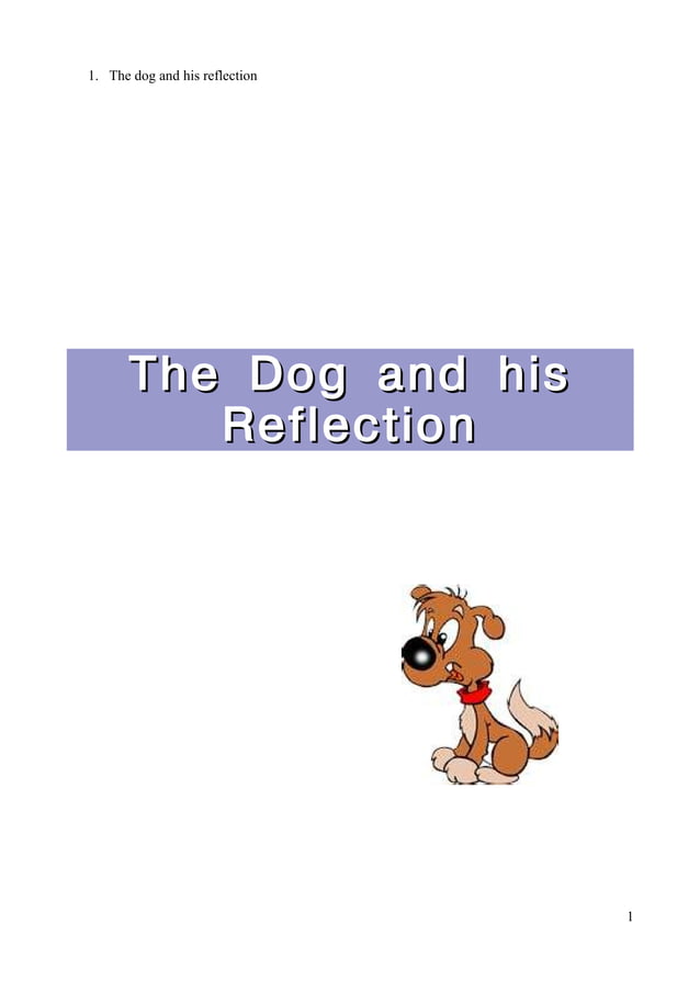 The dog and his reflection.odt