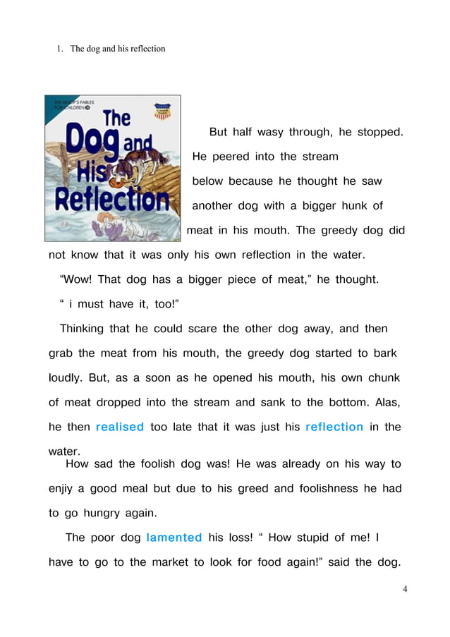 The dog and his reflection.odt