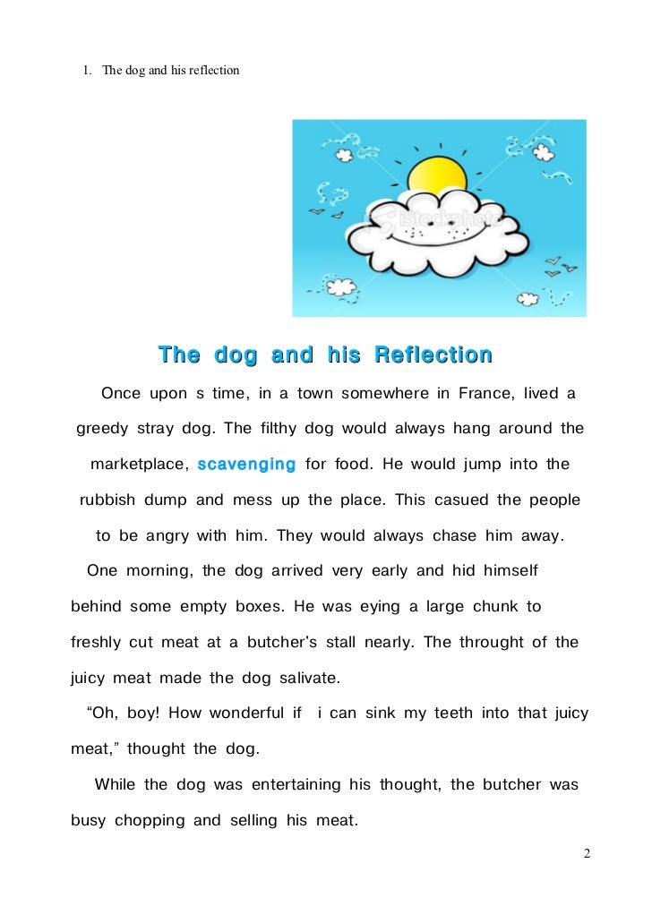 The dog and his reflection.odt