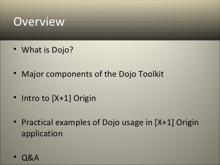 The Dojo Toolkit An Introduction 2260
