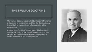 The domino theory | PPTX | Political Issues & policy | Politics