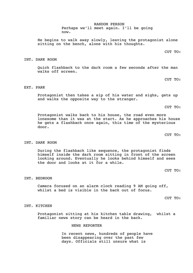 The Door Script | PDF