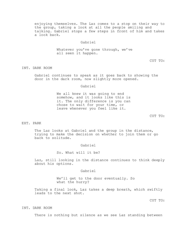 The Door Script Word V2 | PDF