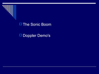 The doppler effect | PPT | Physics | Science