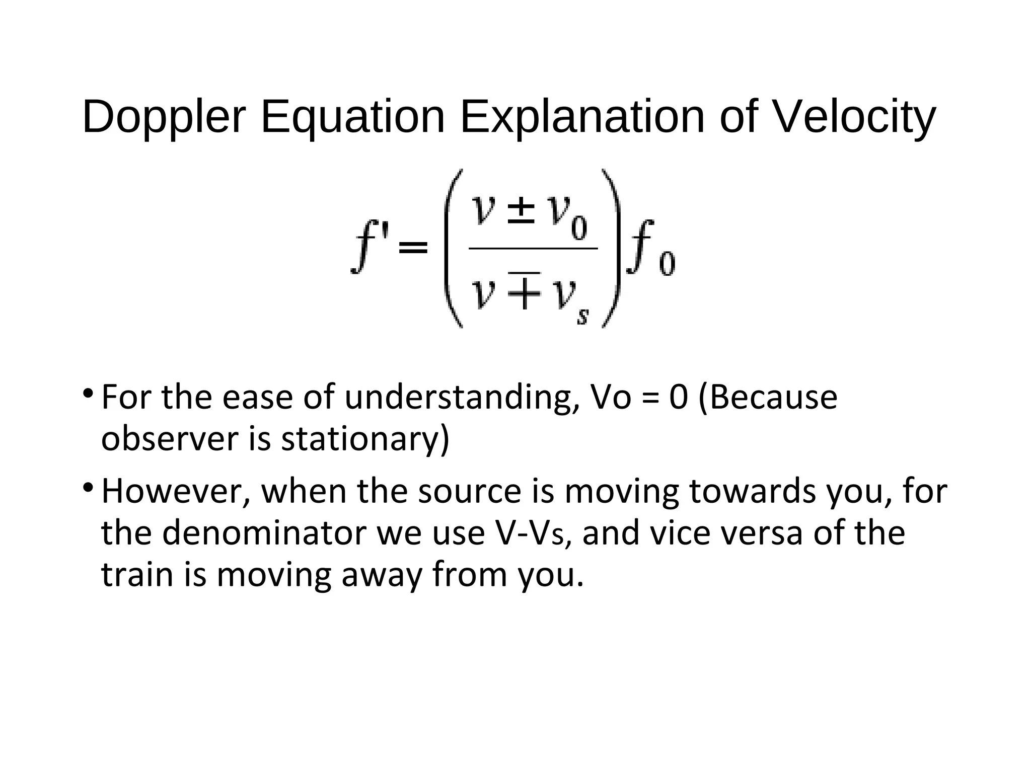 The Doppler effect | PPT