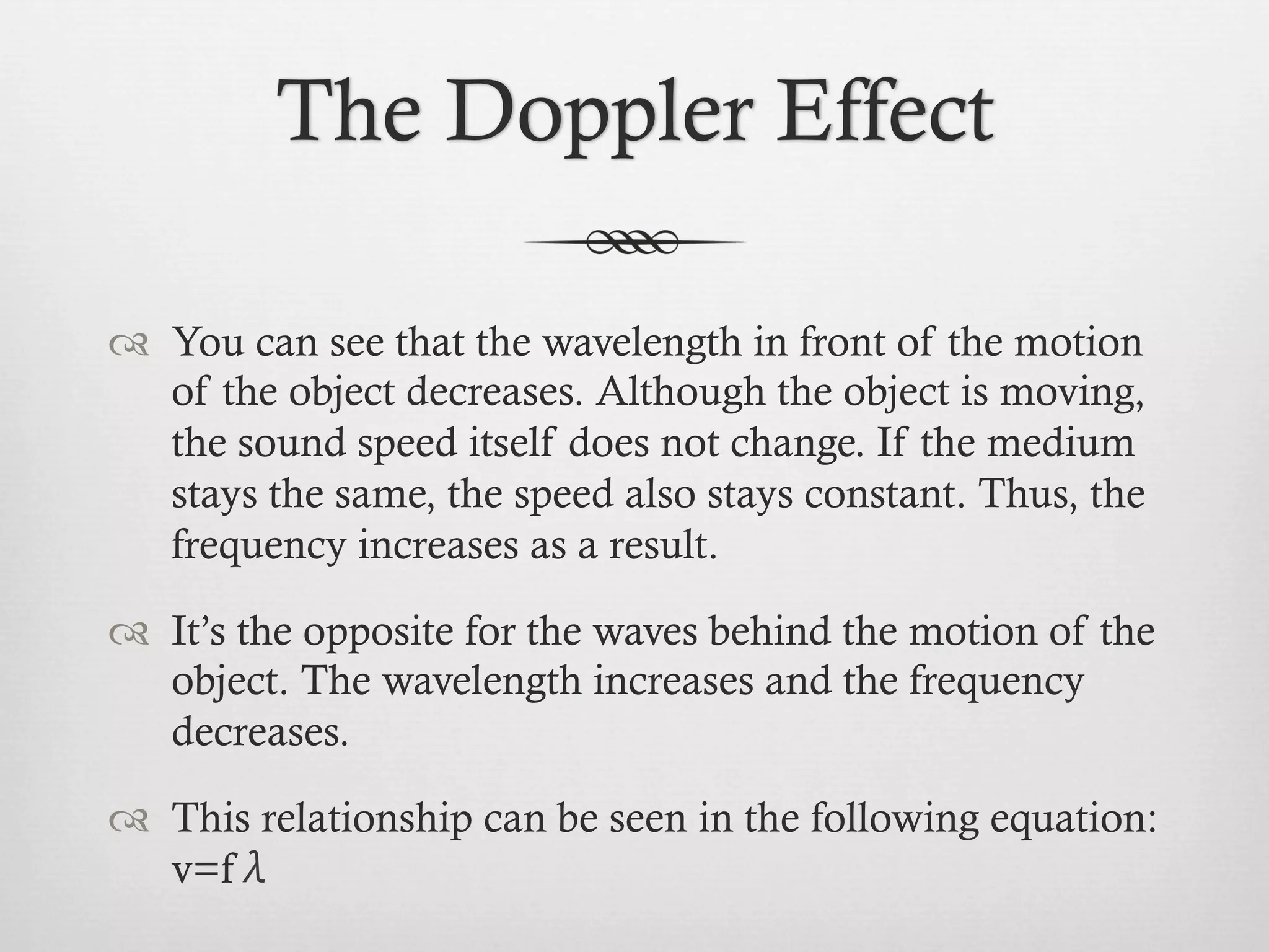 The Doppler Effect | PDF