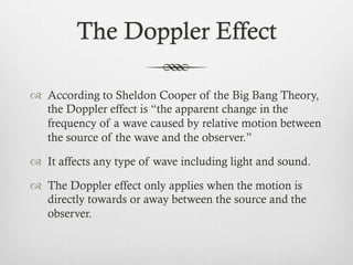 The Doppler Effect | PPT