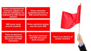 The Do's and Don'ts of DBE Procurement | PDF