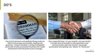 The dos and don'ts of online learning | PPTX