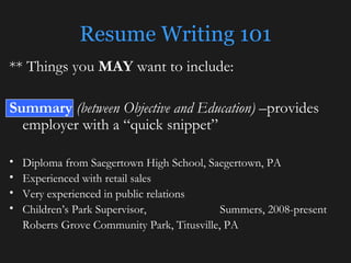 The do’s and don’ts of resumes | PPT