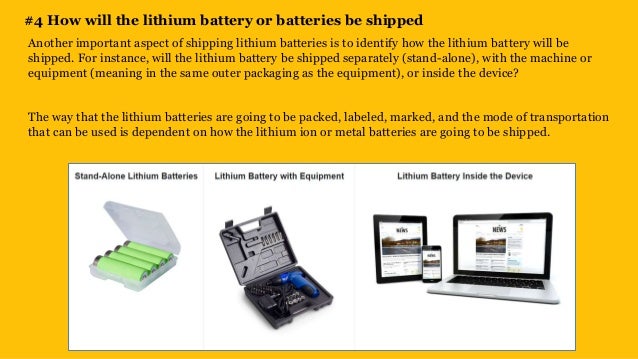 The Dos and Don’ts of Shipping Lithium Batteries | PPTX