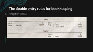 The double entry system for assets, liabilities, and capital | PDF