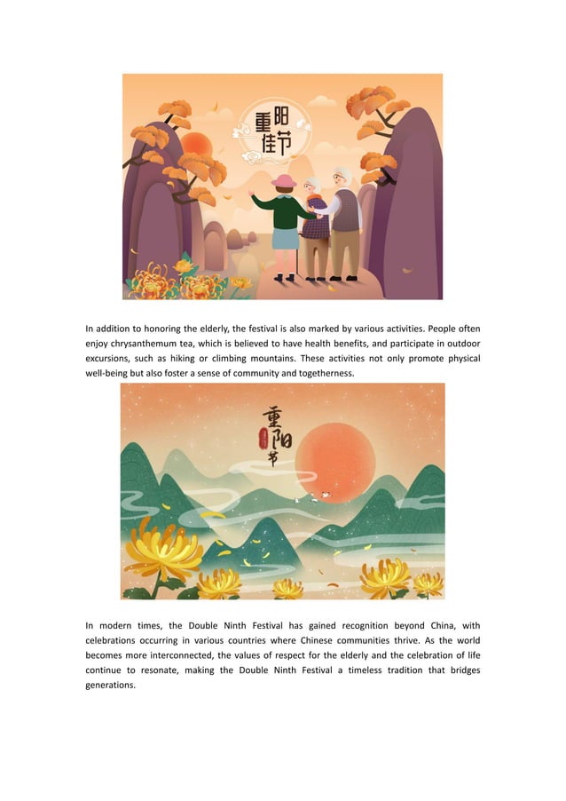 The Double Ninth Festival: A Celebration of Longevity and Respect | PDF