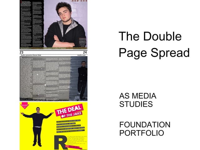 The Double Page Spread | PPT