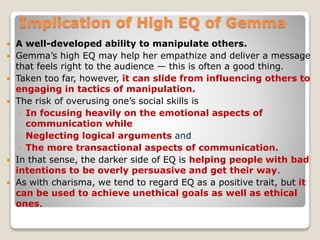 The downsides of being very emotionally intelligent | PPTX