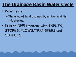 The drainage basin | PPT