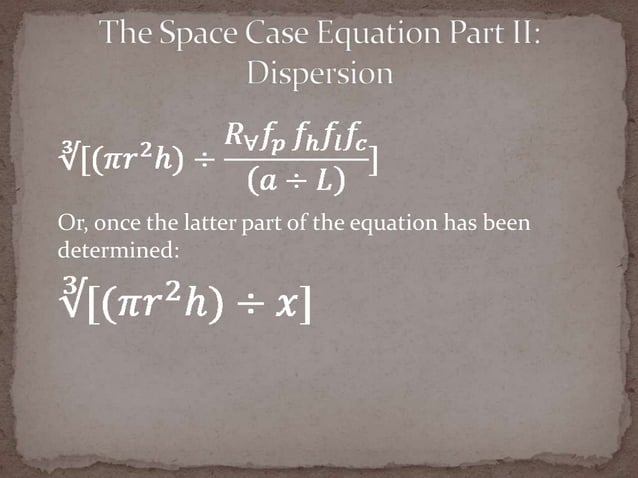 The Space Case (Drake) Equation | PPTX | Physics | Science