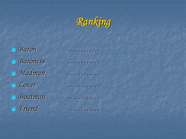 The drawbridge Exercise | PPT