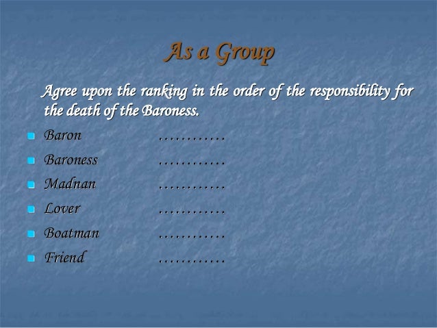 The drawbridge Exercise