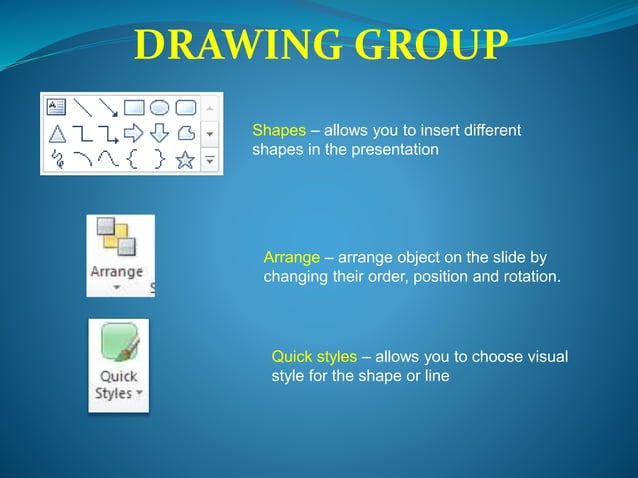 The Drawing Group and Editing Group of the.pptx