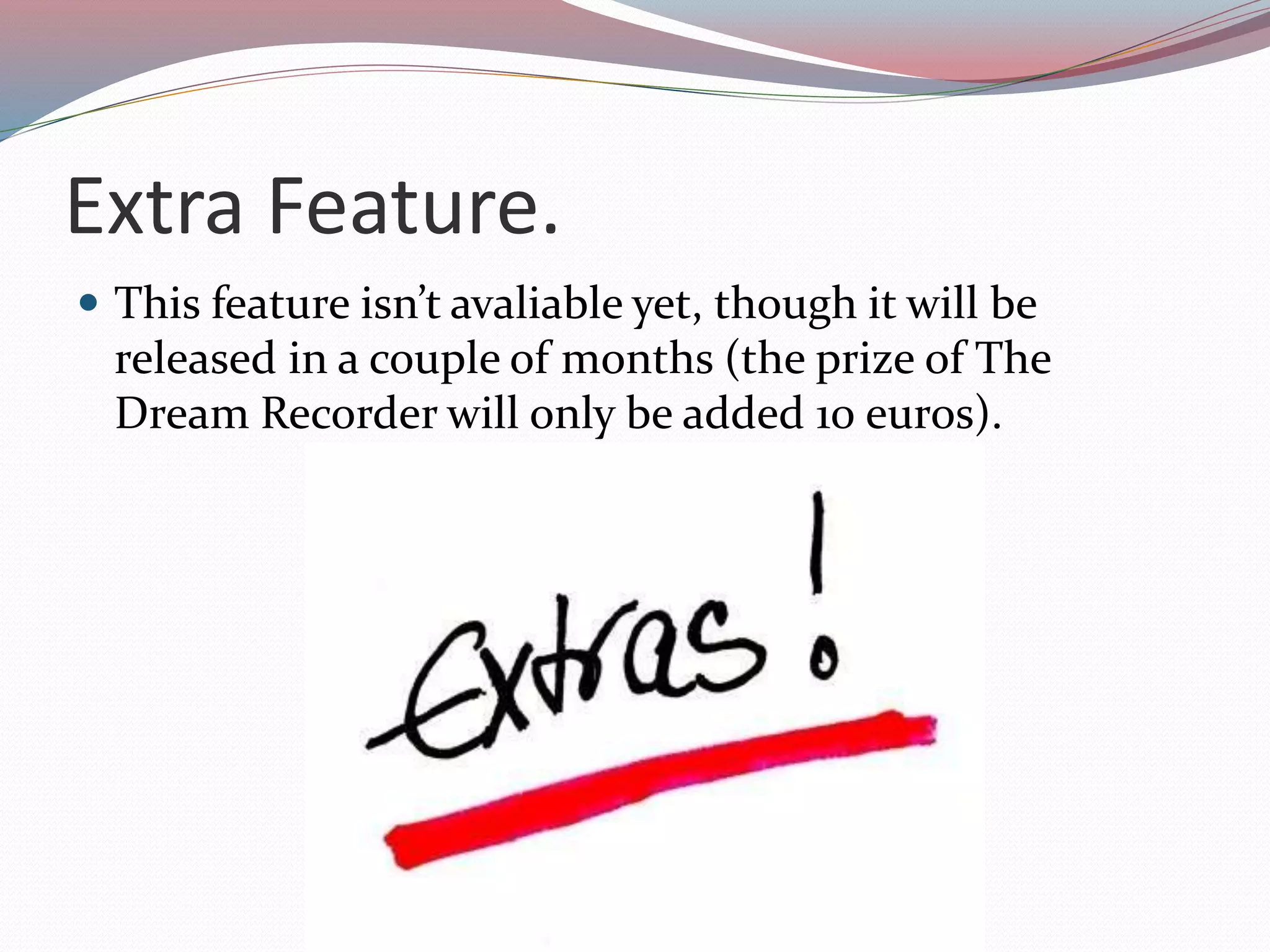 The Dream Recorder | PPTX