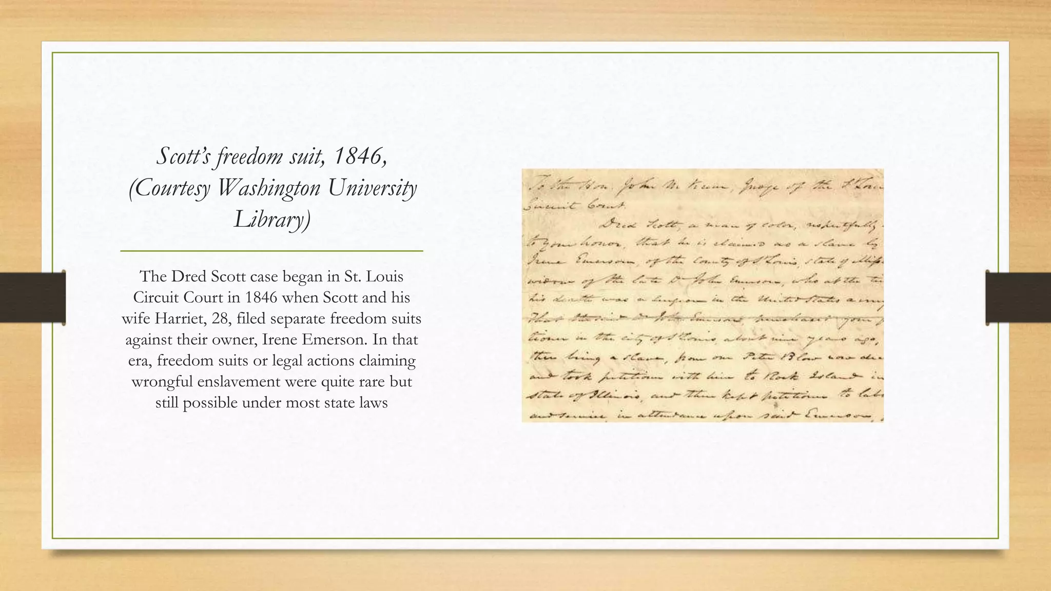 The Dred Scott Decision | PPTX
