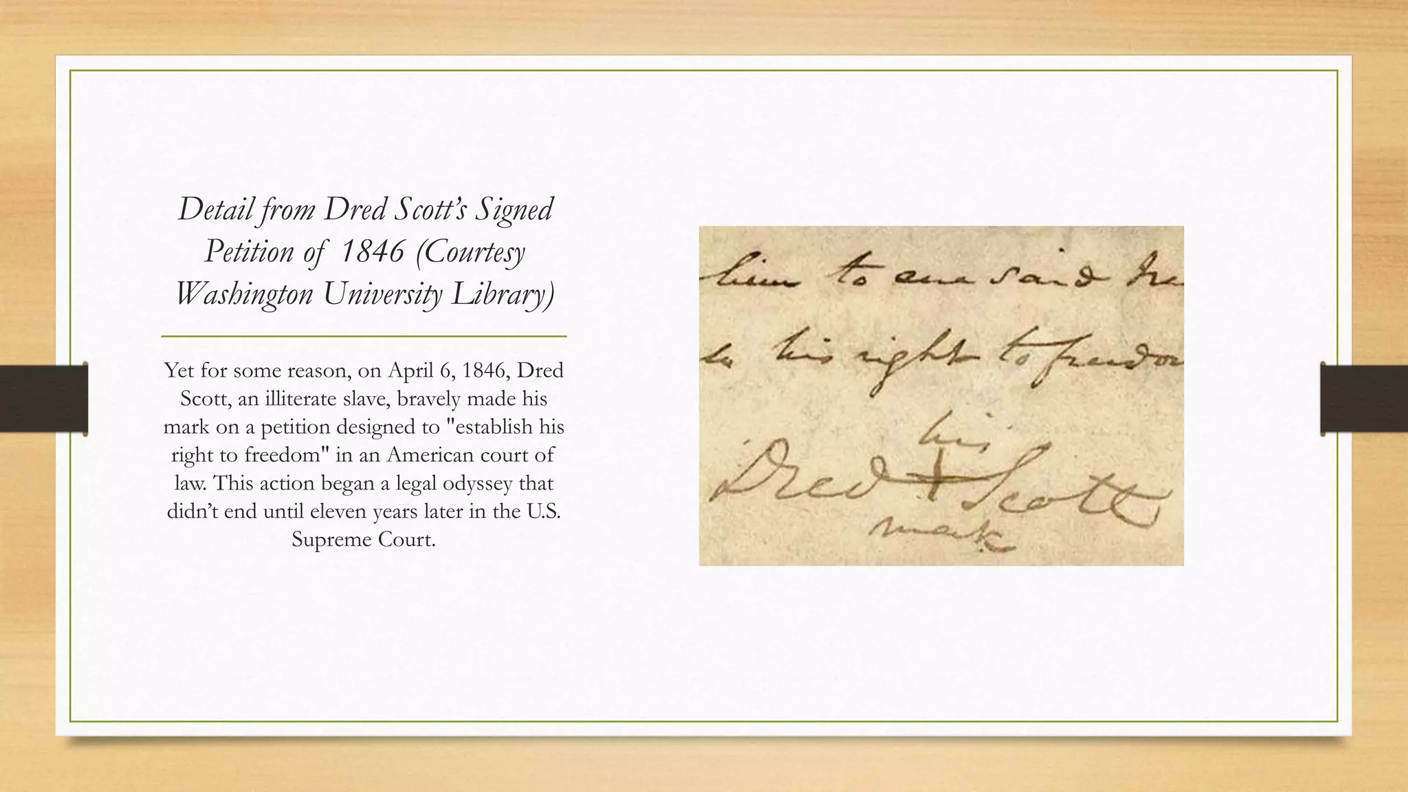 The Dred Scott Decision | PPTX