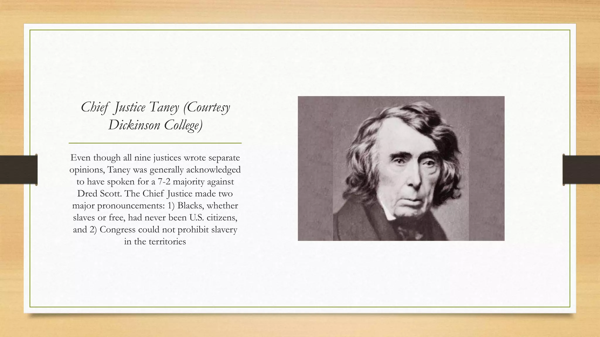 The Dred Scott Decision | PPTX
