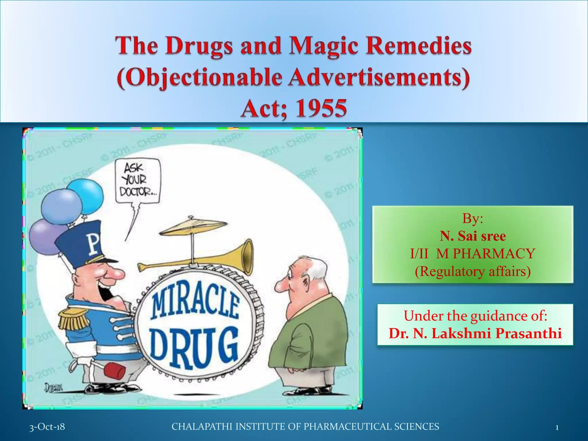 The drugs and magic remedies | PPTX | Pharmaceutical Industry | Industries