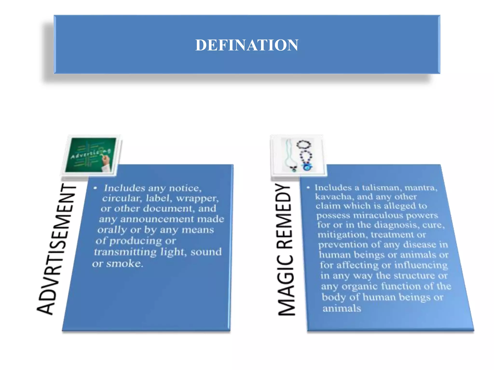 The drugs and magic remedy act 1954 | PPTX