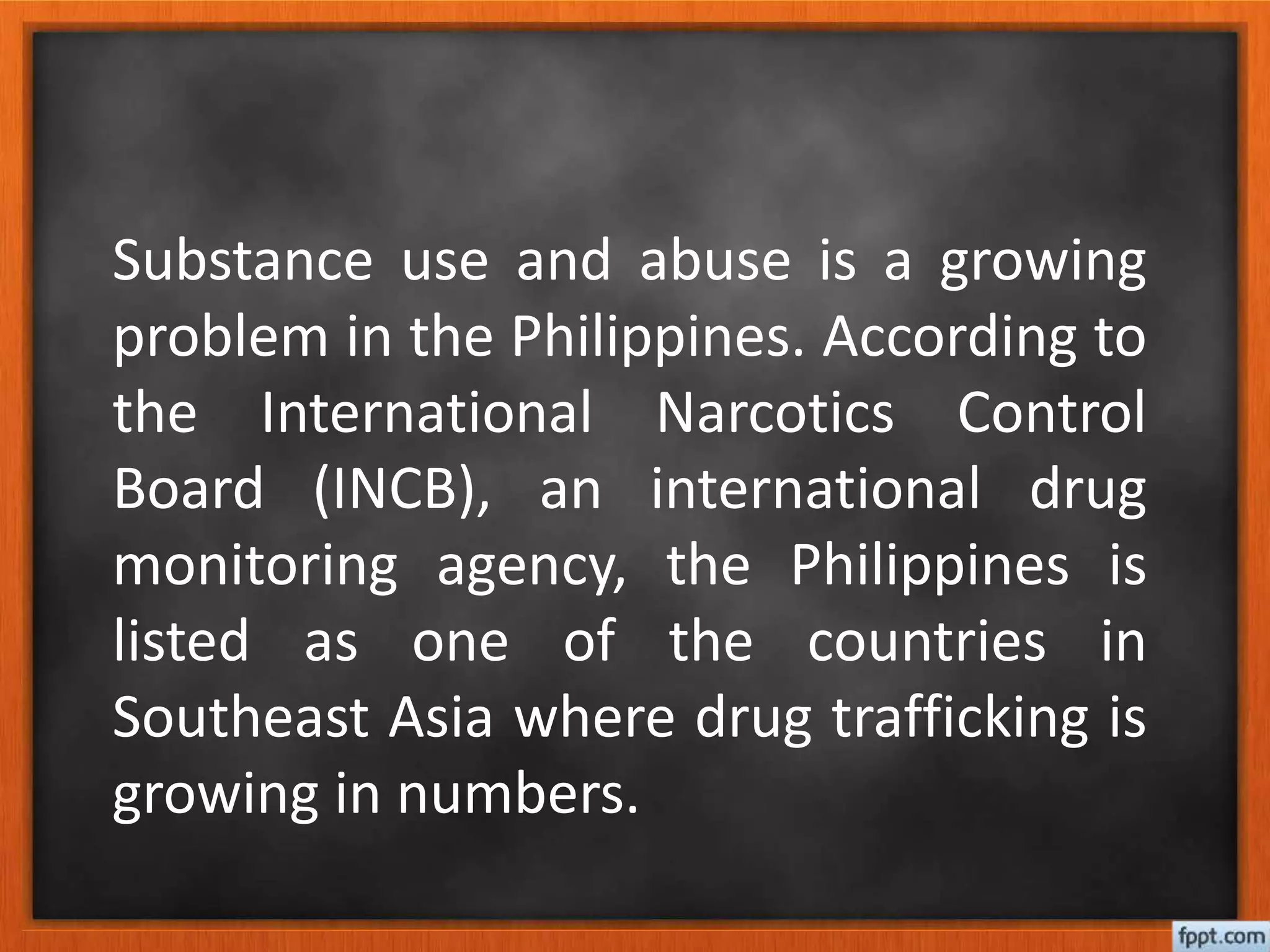 The Drug Scenario in the Philippines | PPTX