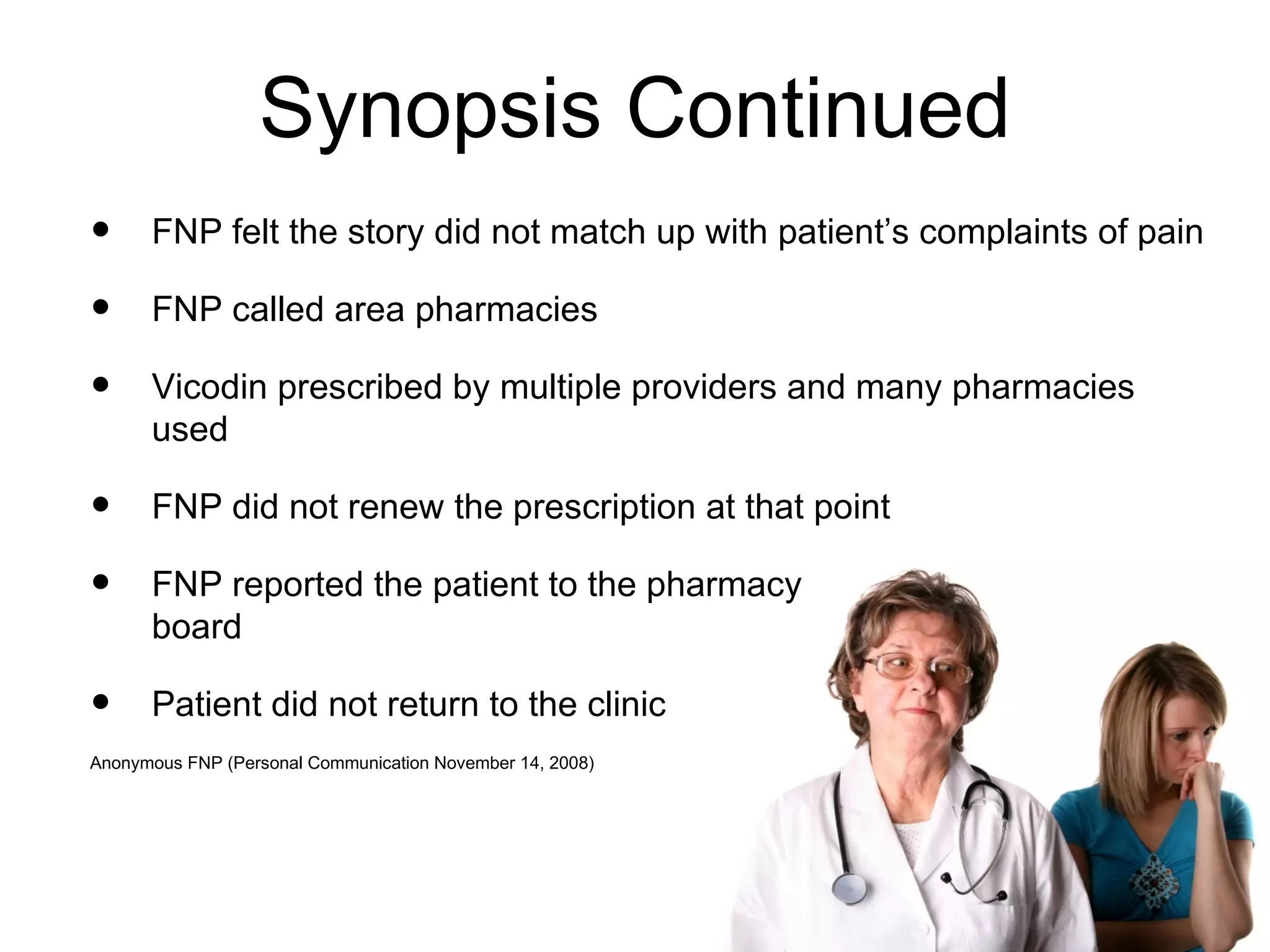 The Drug Seeking Patient | PPT