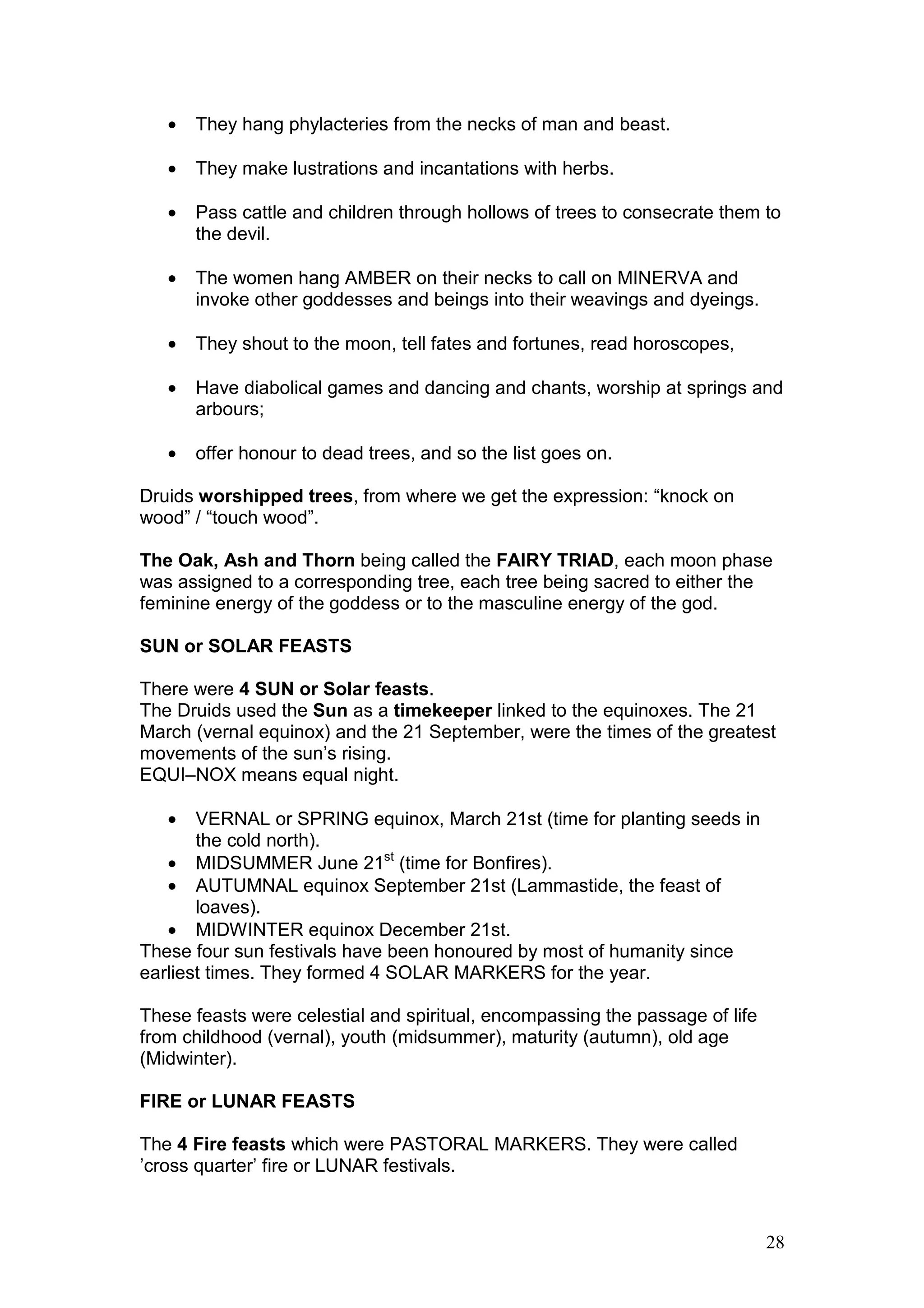 The druidism root and its fruits | PDF