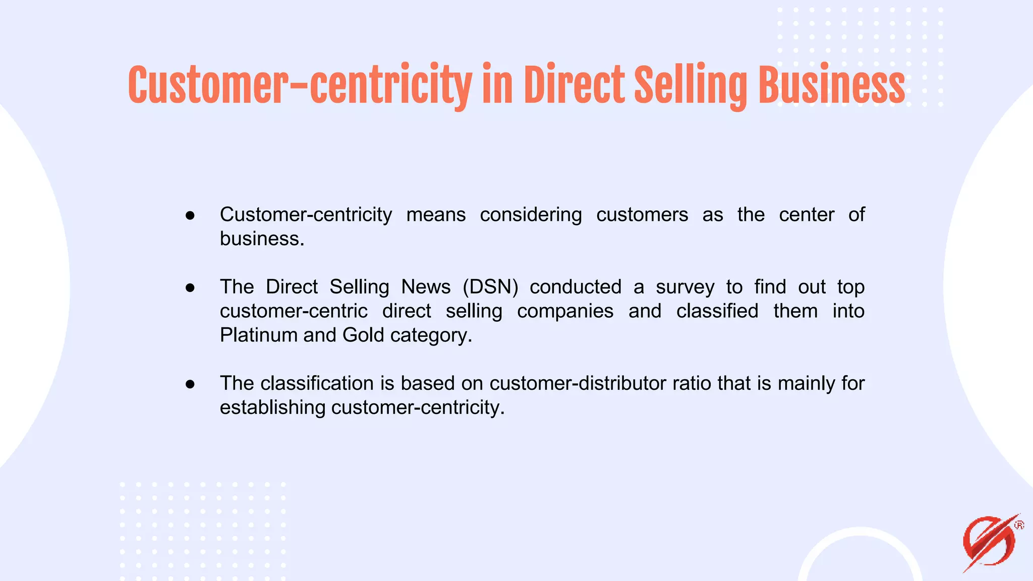The Importance Of Customer-centricity In Direct Selling Business | PPT