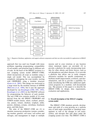 The dssat cropping system model | PDF