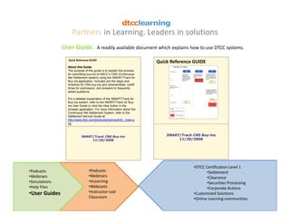 The Dtcc Learning Group Pp Mc | PDF