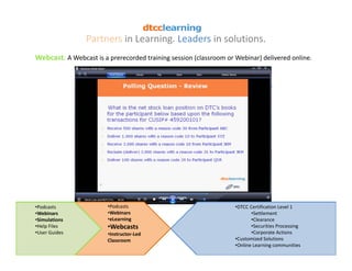 The Dtcc Learning Group Pp Mc | PPT