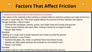 The Dual Nature of Friction Education Presentation in Blue Red Simple ...