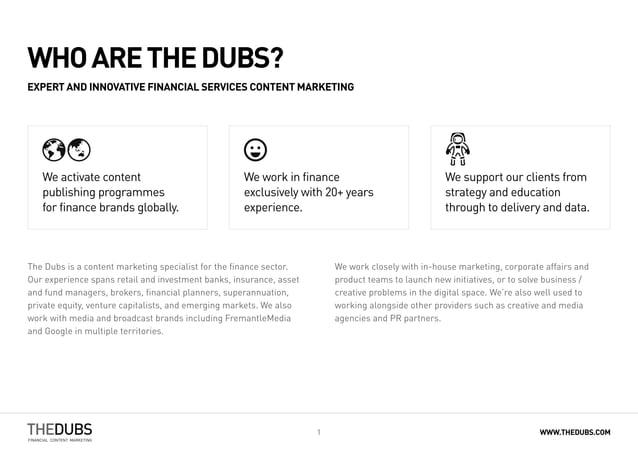 The dubs credentials_2017 | PPT