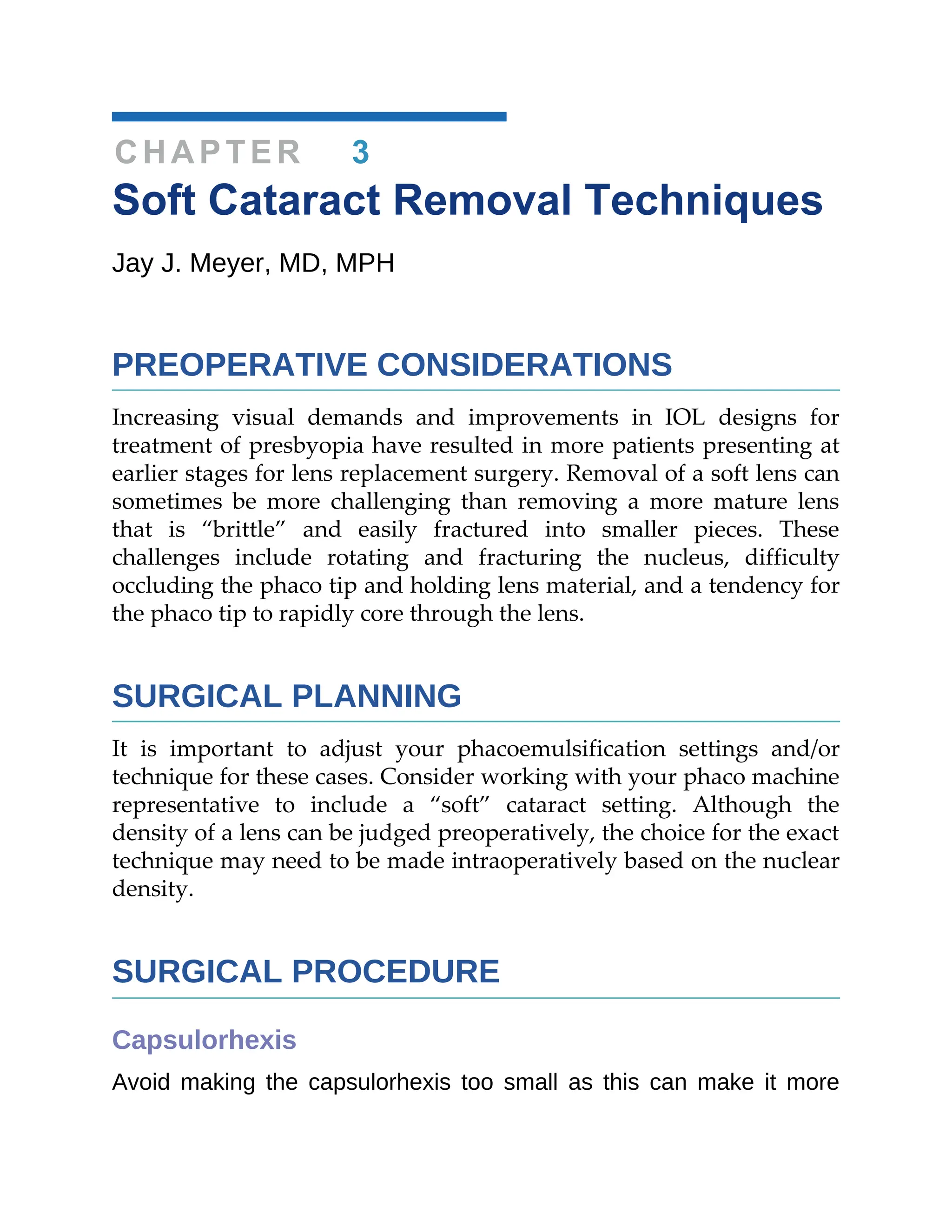 Manual of Corneal and Cataract Surgery.. | PDF