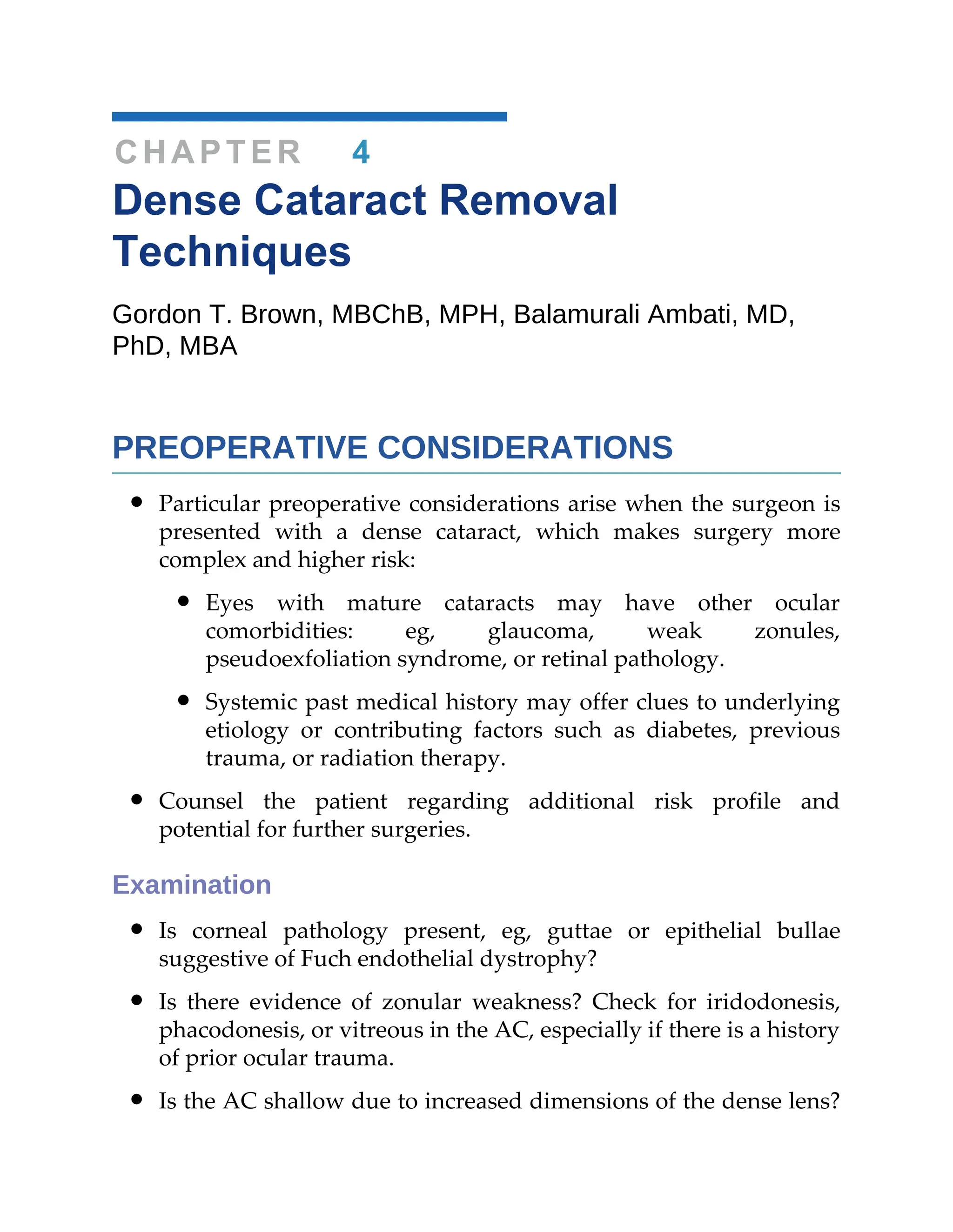 Manual of Corneal and Cataract Surgery.. | PDF