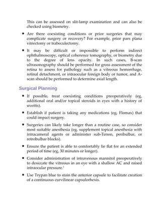 Manual of Corneal and Cataract Surgery.. | PDF
