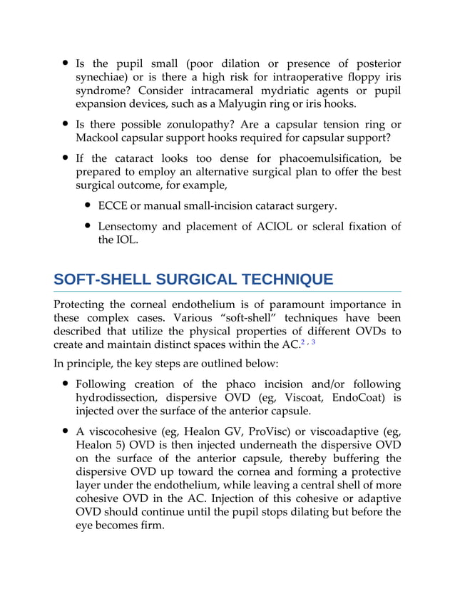 Manual of Corneal and Cataract Surgery.. | PDF
