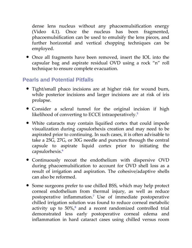Manual of Corneal and Cataract Surgery.. | PDF