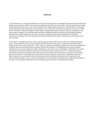 The Dulce Report | PDF