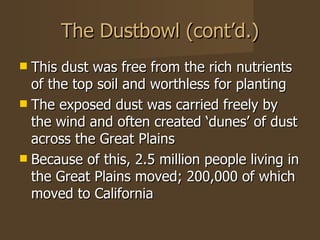 The Dustbowl | PPT