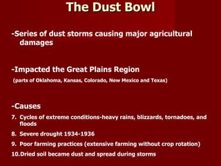The Dust Bowl. | PPT