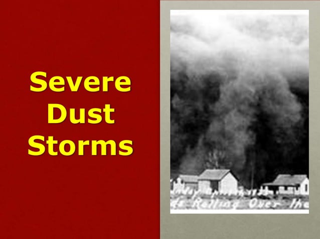 The Dust Bowl ppt | PPTX | Weather | Science