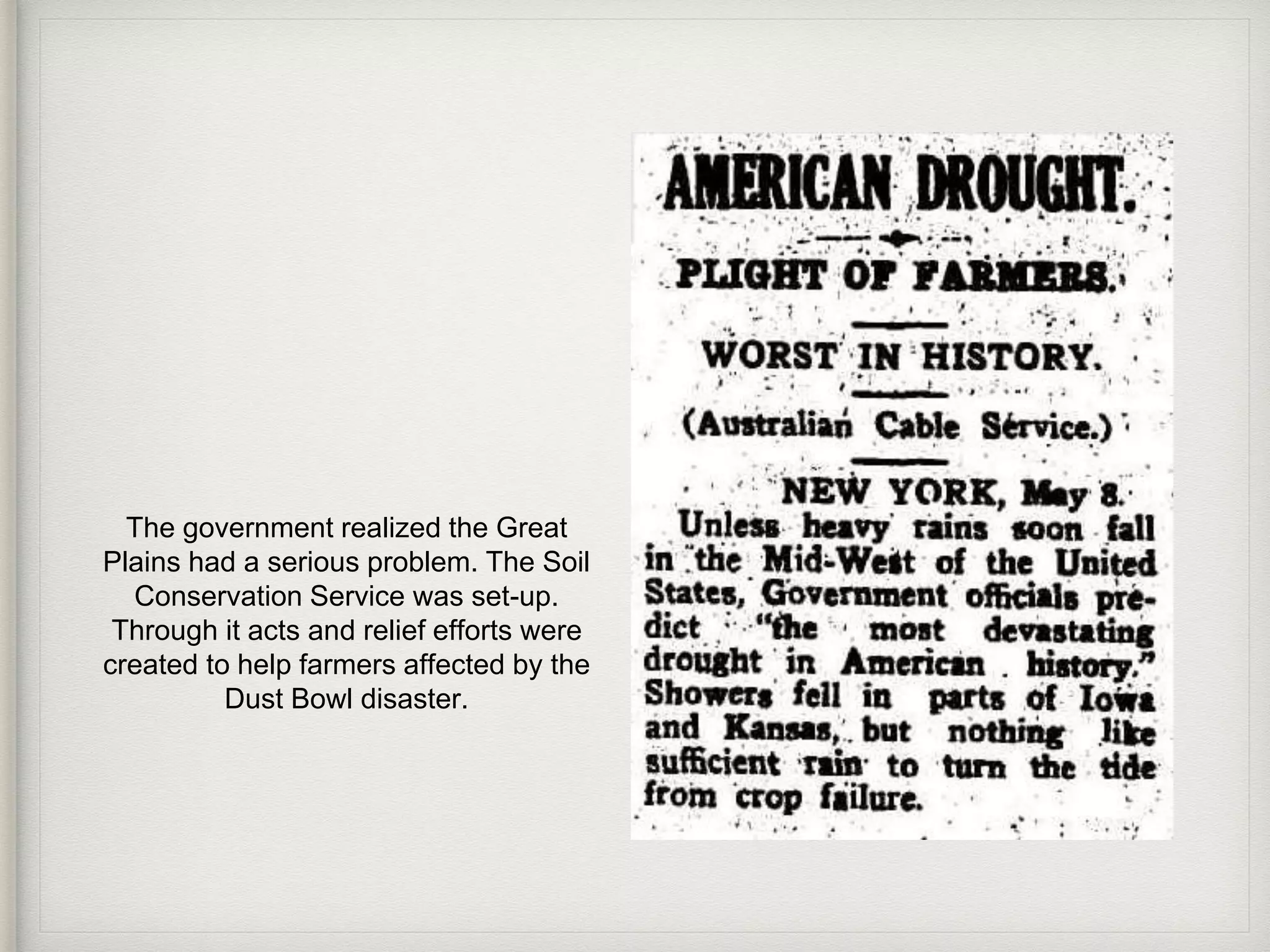 The dust bowl presentation | PPTX